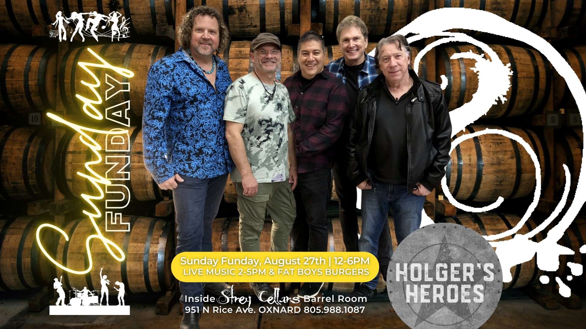 Strey Cellars | SUNDAY FUNDAY with Holgers Heroes LIVE