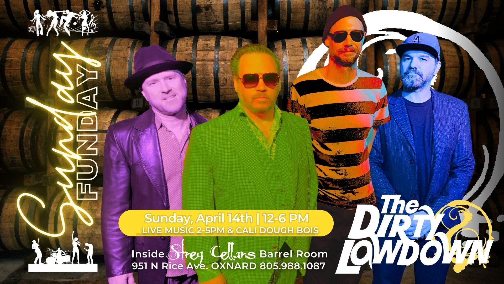 Strey Cellars | SUNDAY FUNDAY with The Dirty Lowdown LIVE